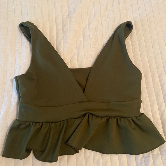 Tops | Deep V Neck Crop Top | Poshmark